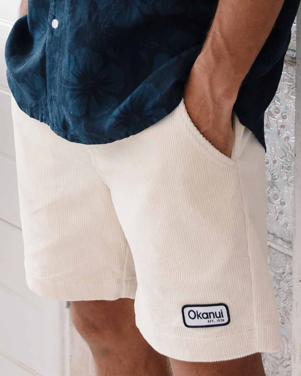 Mens - Walk Short - Big Iron Cord - Sand – Okanui